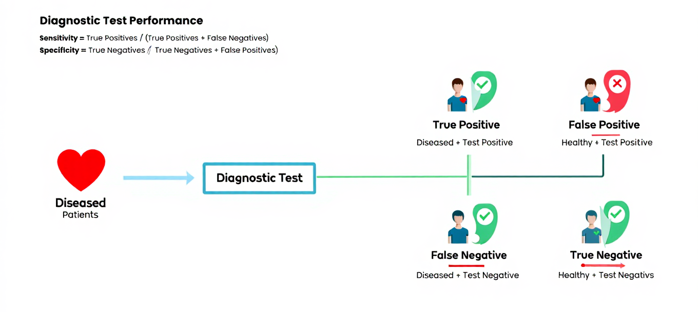 Define Sensitivity and Specificity | Free Diagnostic Accuracy Calculator Tool